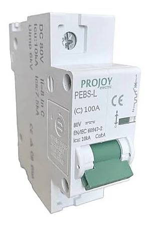 Solar DC Breaker (80V) 100A PROJOY 1P - Energy 4.0